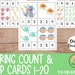 Spring Count and Clip Cards Preschool Printable Preschool - Etsy