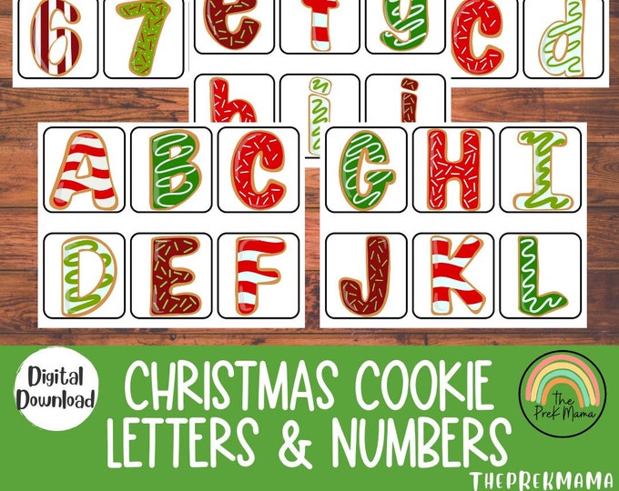 Christmas Tree Alphabet Sorting Game: Preschool Letter Match - Etsy Canada