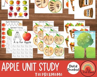 Apple Unit Study - Etsy