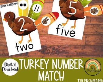 MULTIPLICATION Turkey Puzzles Use for November Thanksgiving - Etsy