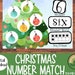 Christmas Number Match Christmas Preschool Printable - Etsy
