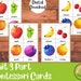 Montessori 3 Part Fruit Cards Preschool Printable - Etsy