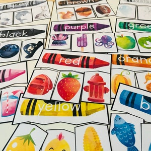 Color Puzzles, Activity for Kids, Preschool Worksheet, Preschool ...