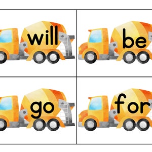 Construction Sight Words, Preschool Worksheets, Preschool Printable ...