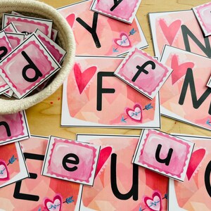 Envelope and Stamp Letter Match, Valentine's Day Preschool Printable ...