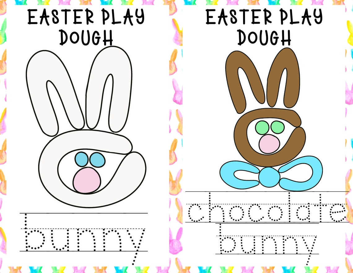 Easter Play Dough Activities, Easter Play Dough Mats, Easter Preschool ...