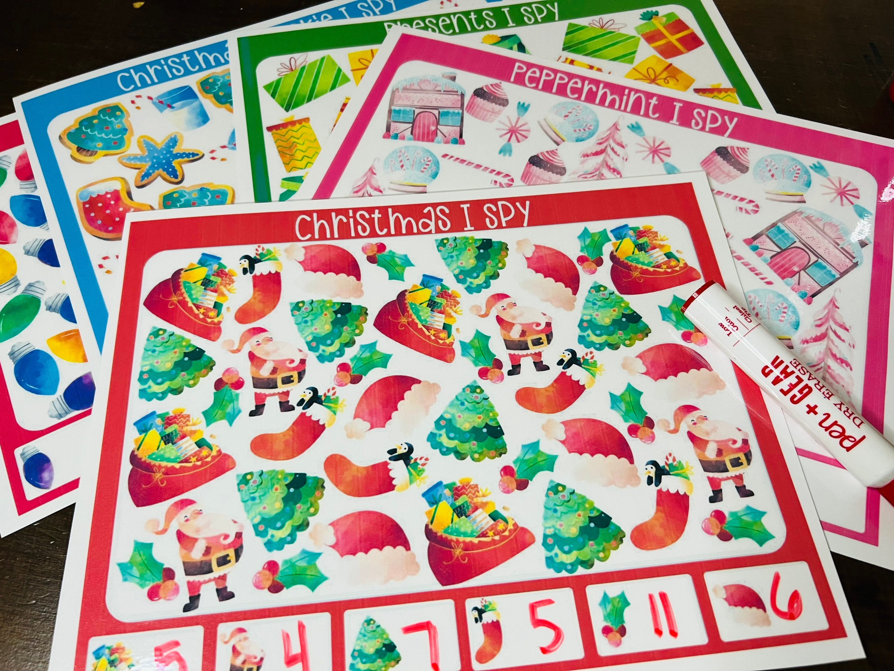 Christmas I Spy Preschool Game Christmas Preschool - Etsy