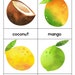 Montessori 3 Part Fruit Cards, Preschool Printable, Flashcards ...