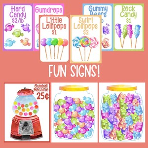 Candy Shop Dramatic Play, Pretend Play, Classroom Dramatic Play, Home ...