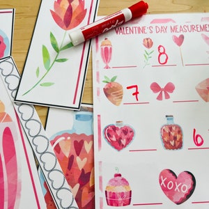 Valentine's Day Math Bundle, Preschool Printable, Valentines Pintables ...