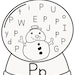 Snow Globe Letter Hunt, Winter Preschool Printable, Letter Recognition ...