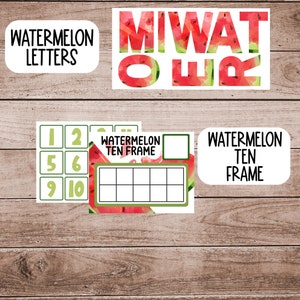 Watermelon Unit Study, Preschool Curriculum, Preschool Printable ...