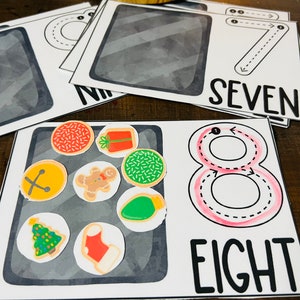 Christmas Math Bundle, Christmas Preschool Printable, Homeschool ...