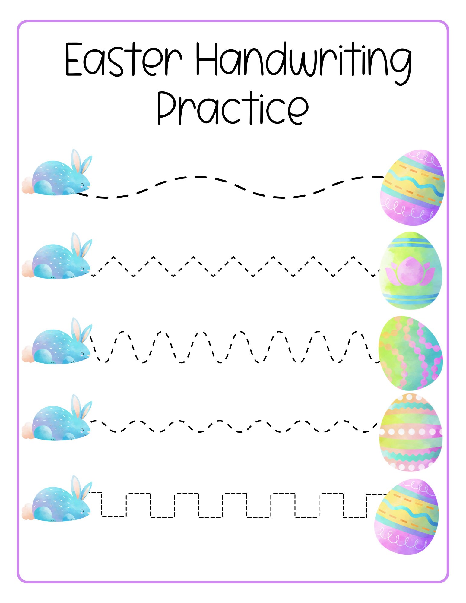 Easter Preschool Packet, Preschool Worksheets, Preschool Printable ...
