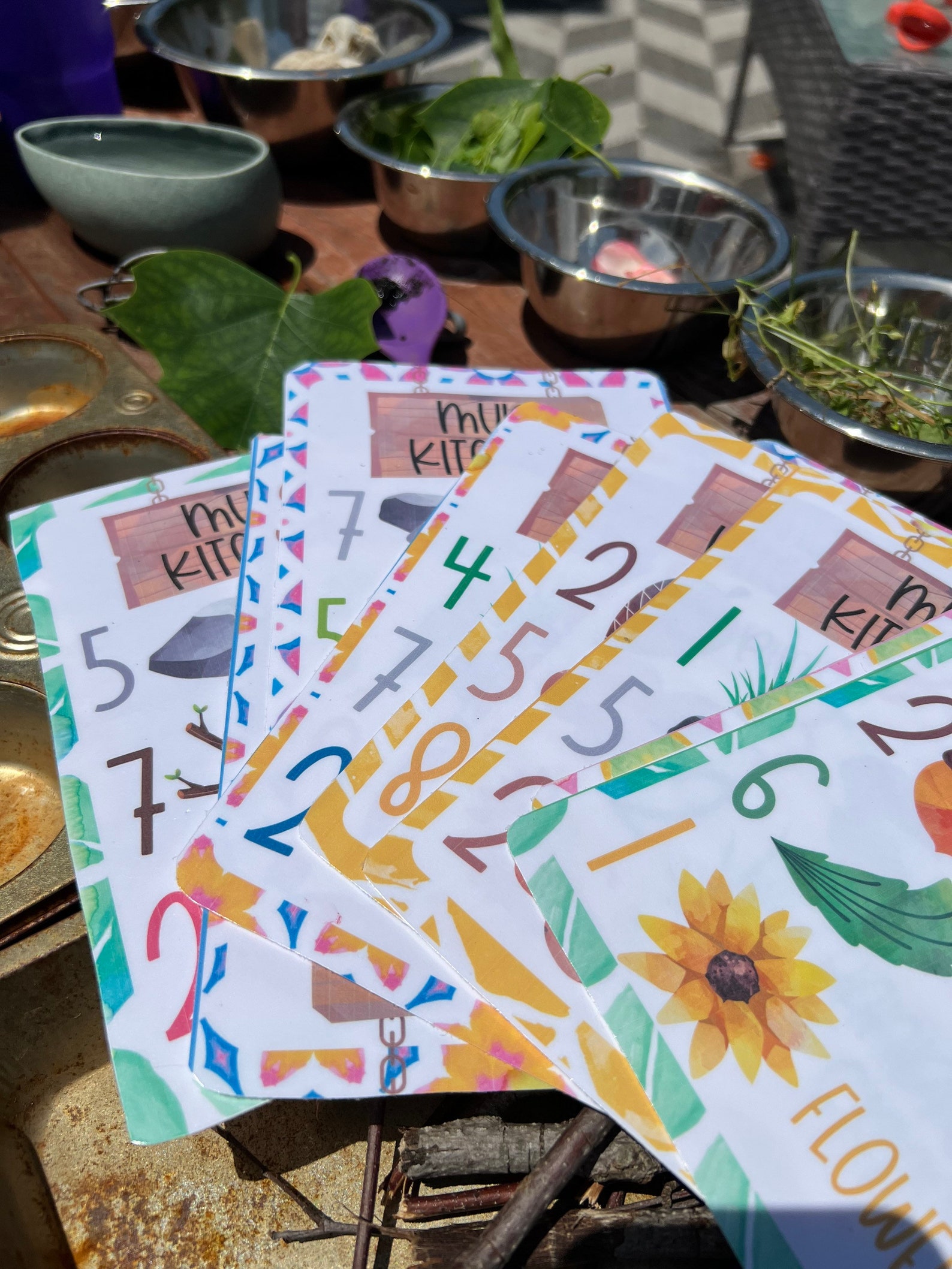Mud Kitchen Ingredient Cards Preschool Printable Home - Etsy