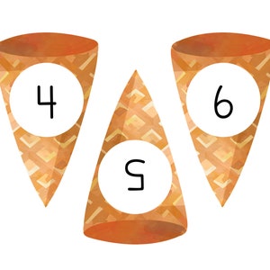 Count the Ice Cream Scoops, Toddler Printable, Preschool Math ...