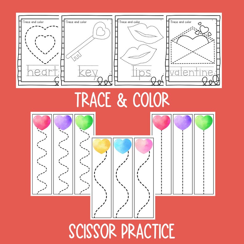 Valentine's Day Fine Motor Bundle, Preschool Fine Motor, Valentine ...