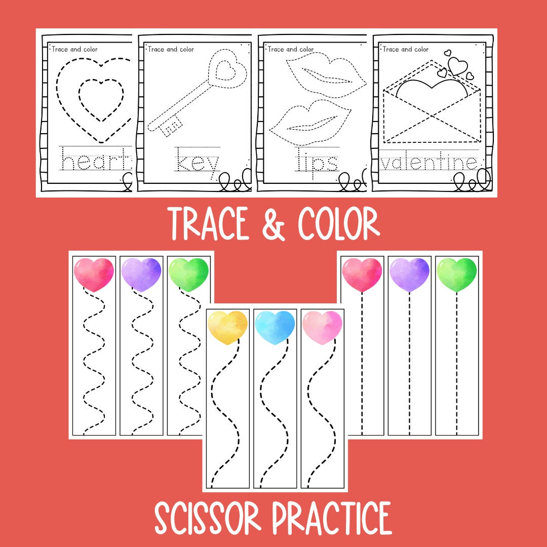 Valentine's Day Fine Motor Bundle, Preschool Fine Motor, Valentine ...