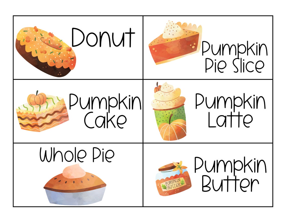 Pumpkin Patch Dramatic Play Pretend Play Classroom Dramatic - Etsy