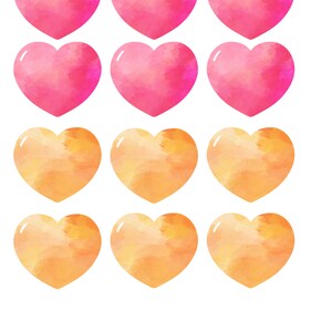 Color Sorting Hearts| Preschool Worksheet, Preschool Printable ...
