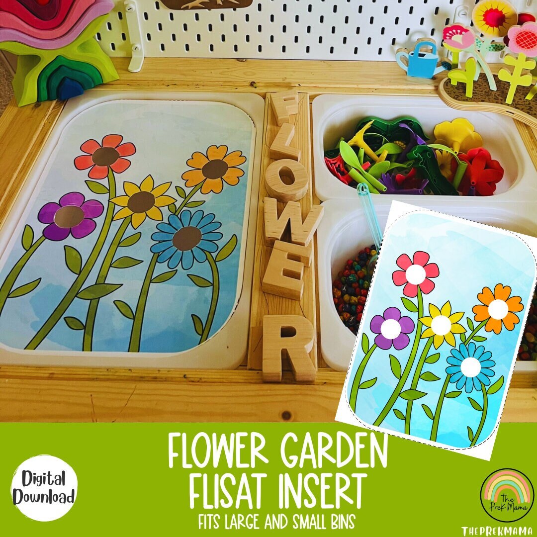 Flower Garden Flisat Inserts, Flisat Table, Flisat Insert Printable ...