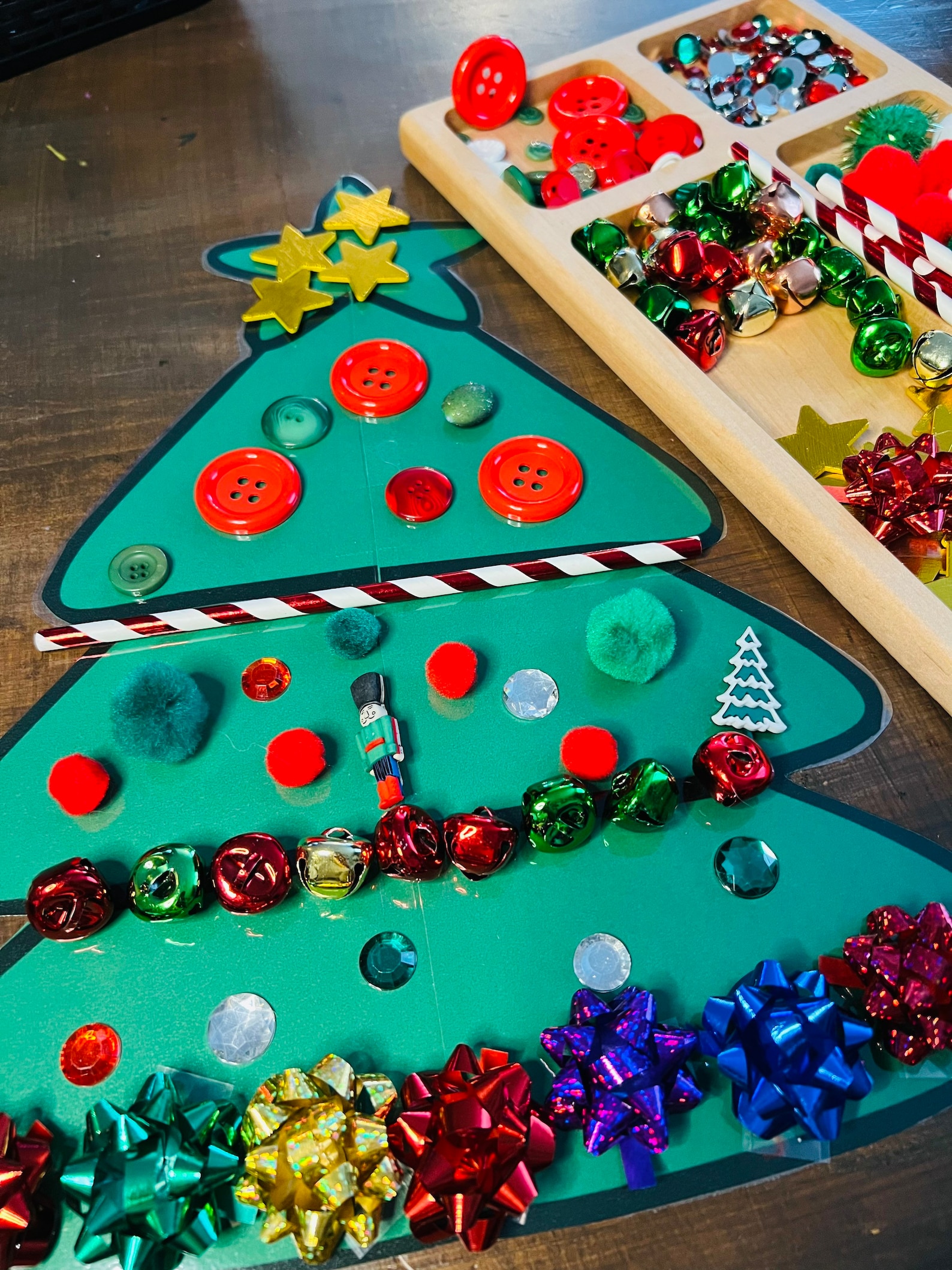 Christmas Loose Parts Cards Montessori Materials Sensory - Etsy