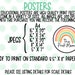 Shape Poster, Educational Poster, Math Posters, Classroom Décor ...