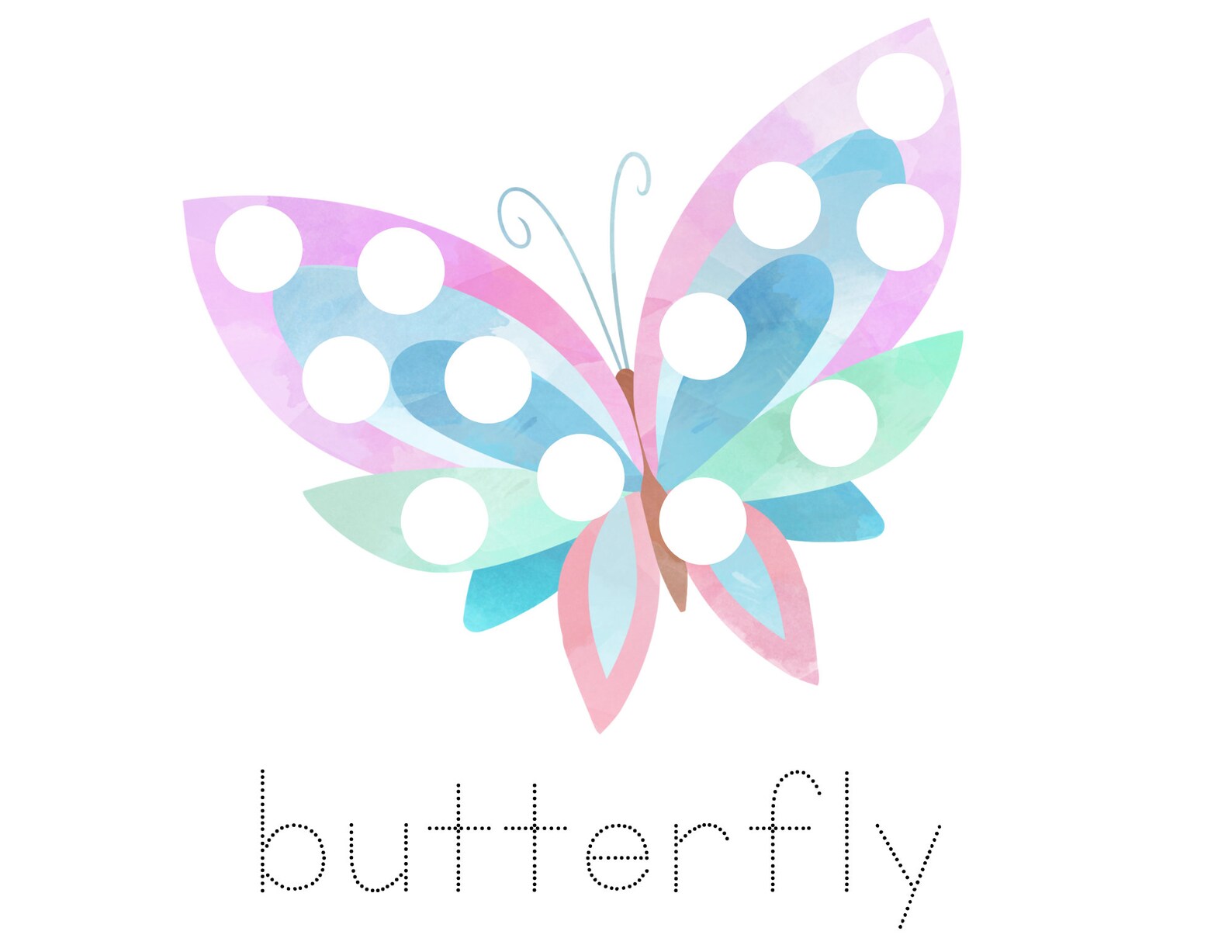 Spring Dot Markers Preschool Worksheets Preschool Printable - Etsy