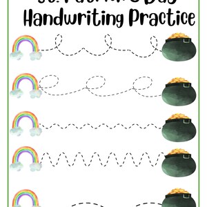 St. Patrick's Day Preschool Packet, Preschool Worksheets, Preschool ...