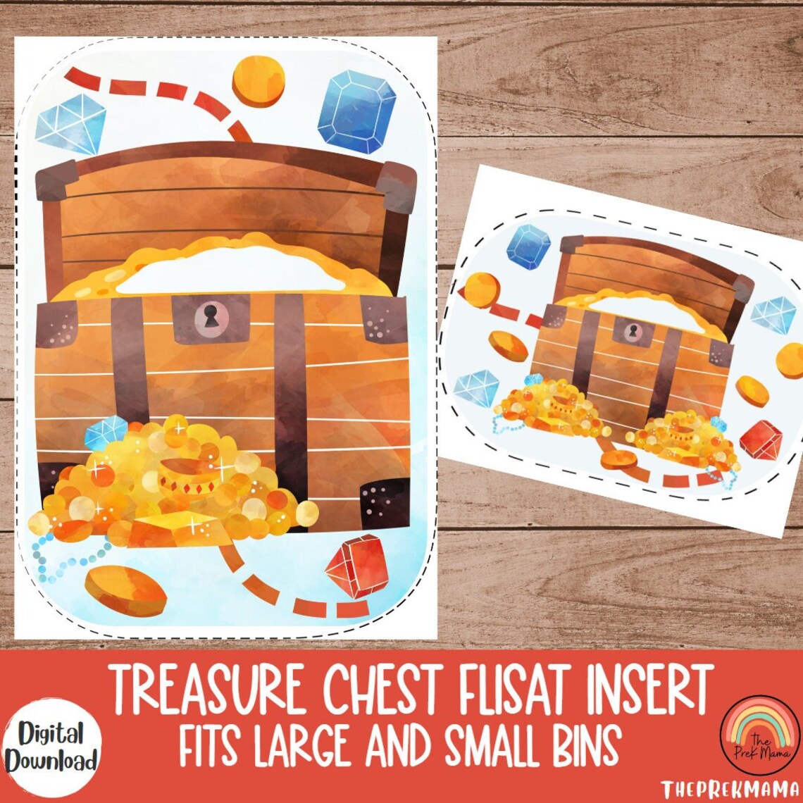 Treasure Chest Flisat Inserts, Flisat Table, Flisat Insert Printable ...