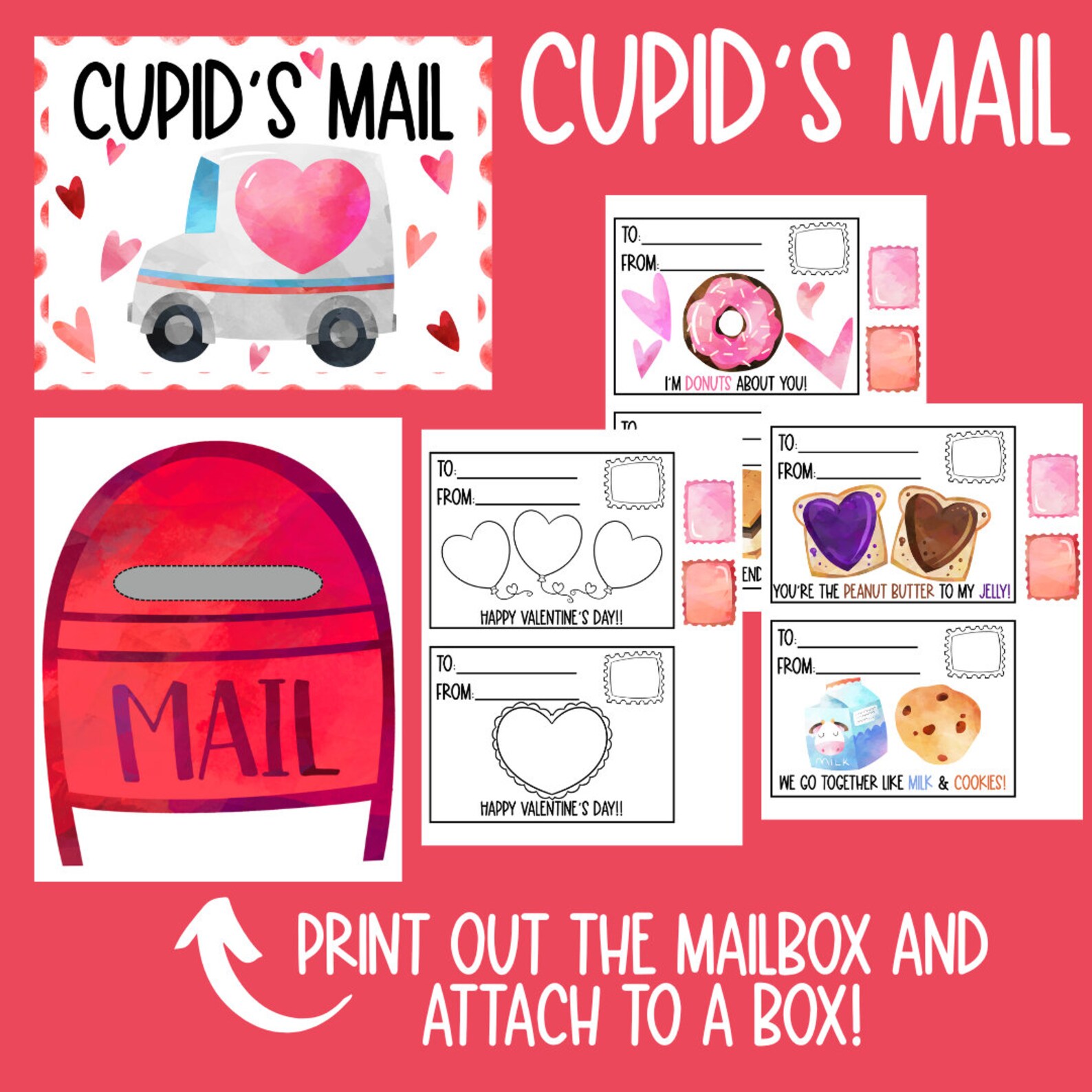 Cupid's Corner Dramatic Play Valentine's Pretend - Etsy