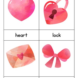 Montessori 3 Part Valentine's Day Cards Montessori - Etsy