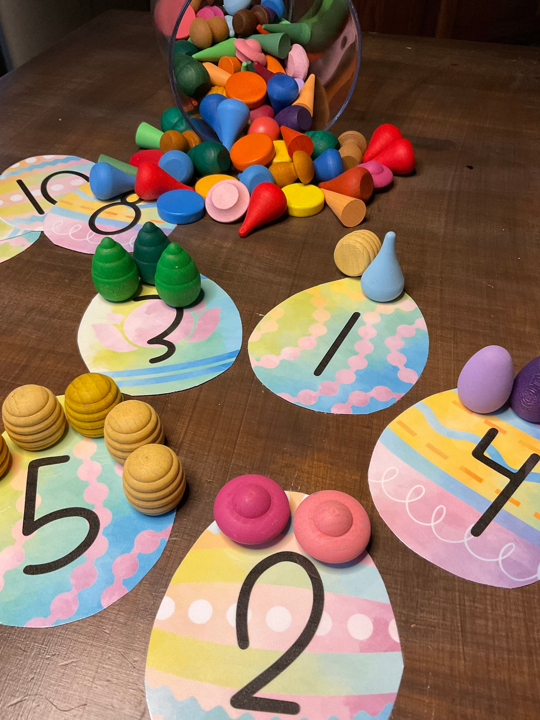 Easter Letters and Numbers, Preschool Printable, Preschool Letter Match ...