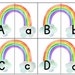 Rainbow Letter Match, Preschool Worksheets, Preschool Printable ...