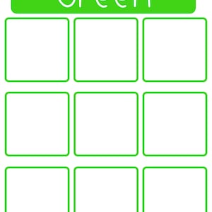 Color Sorting Posters, Preschool Worksheet, Preschool Printable ...