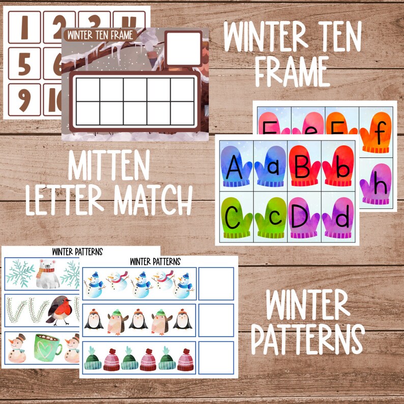 Winter Bundle, Preschool Curriculum, Winter Preschool Printable ...
