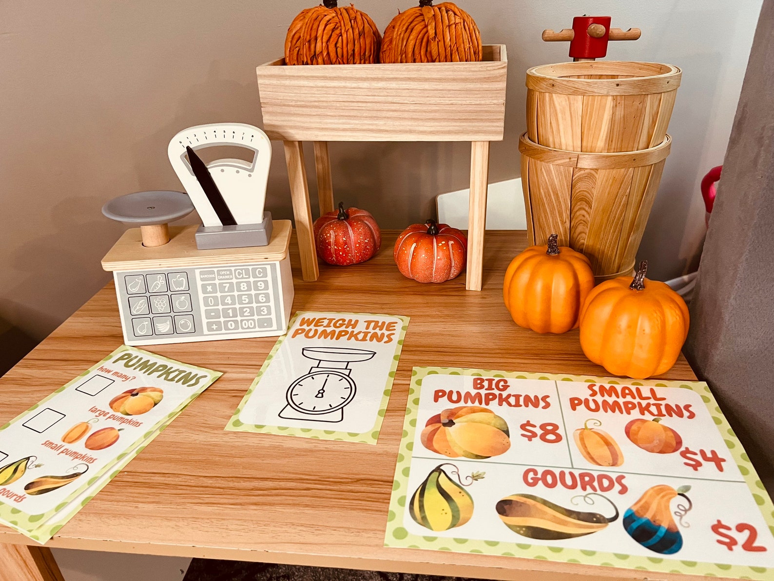 Pumpkin Patch Dramatic Play, Pretend Play, Classroom Dramatic Play ...