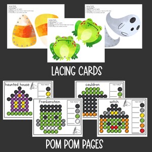 Halloween Fine Motor Bundle, Preschool Fine Motor, Halloween Activities ...