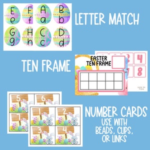 Easter Bundle, Preschool Printable, Easter Pintables, Preschool Busy ...