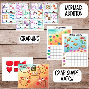Mermaid Bundle, Preschool Activities, Preschool Printable, Montessori ...
