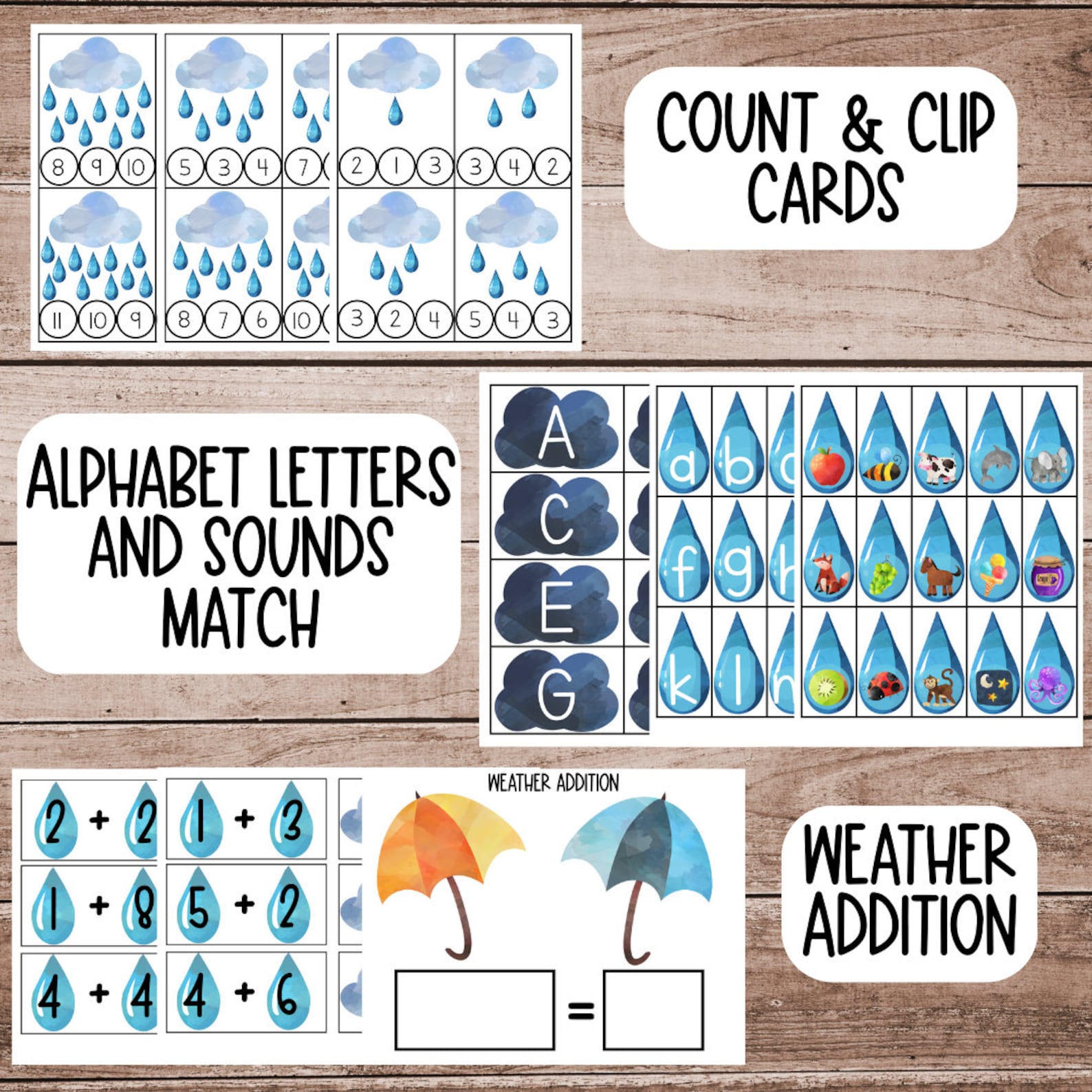 Weather Unit Study, Homeschool Learning Materials, Educational ...