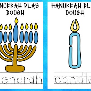 Hanukkah Play Dough Activities, Hanukkah Preschool Printable ...