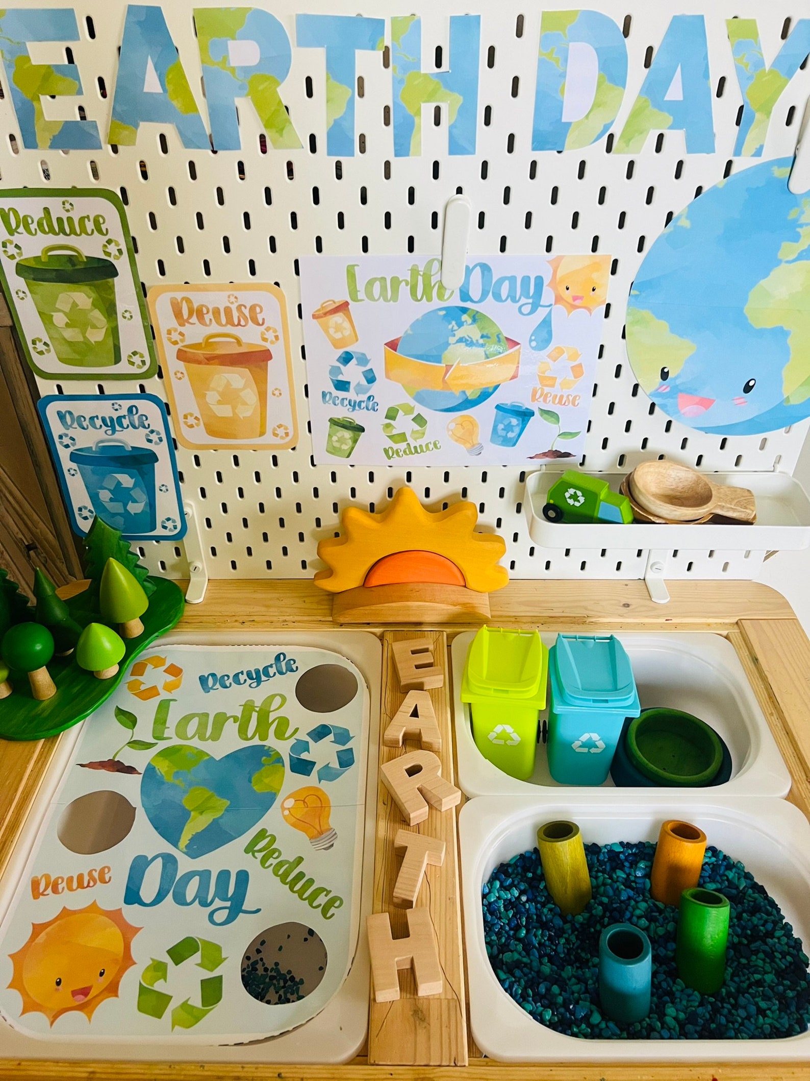 Earth Day Peg Board, Earth Day Posters, Earth Day Preschool, Earth Day ...