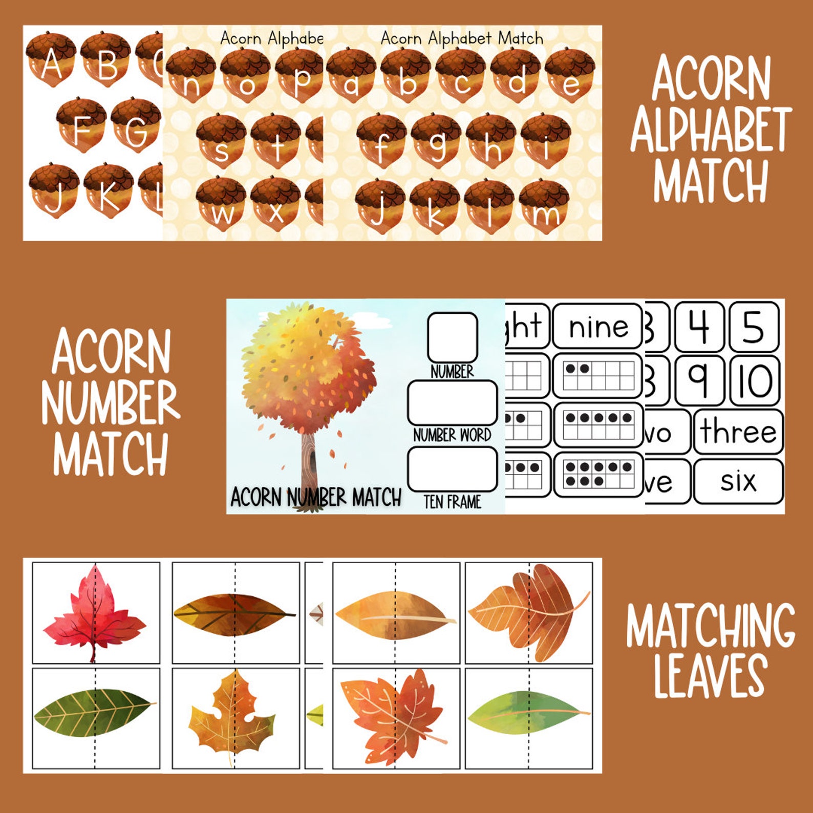 Autumn Fall Bundle Homeschool Curriculum Preschool - Etsy