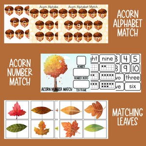 Autumn Fall Bundle, Homeschool Curriculum, Preschool Printable, Busy ...