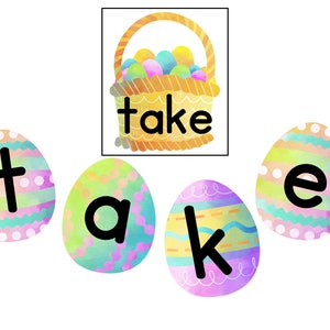 Easter Sight Words, Preschool Worksheets, Preschool Printable, Easter ...