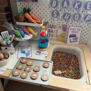 Bunny Bake Shop Dramatic Play, Easter Pretend Play, Easter Dramatic ...