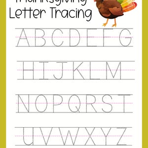 Thanksgiving Preschool Packet, Preschool Worksheets, Fall Activity for ...