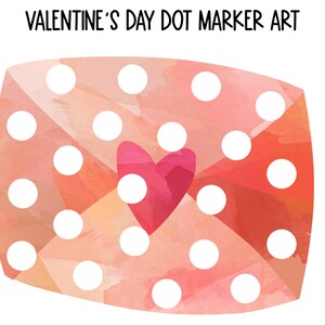 Valentine's Day Dot Markers and Cotton Swab Activities, Dab Markers ...