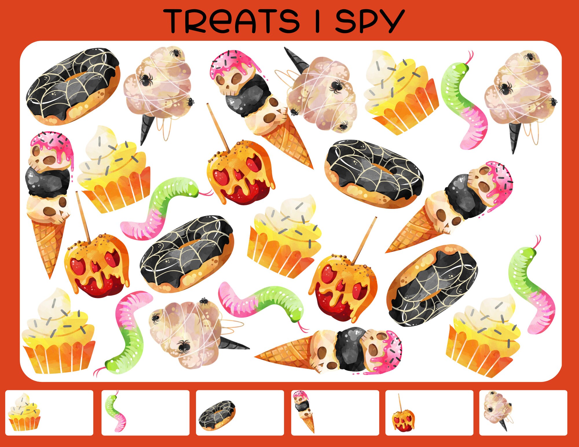 Halloween I Spy Preschool Game Halloween Preschool - Etsy